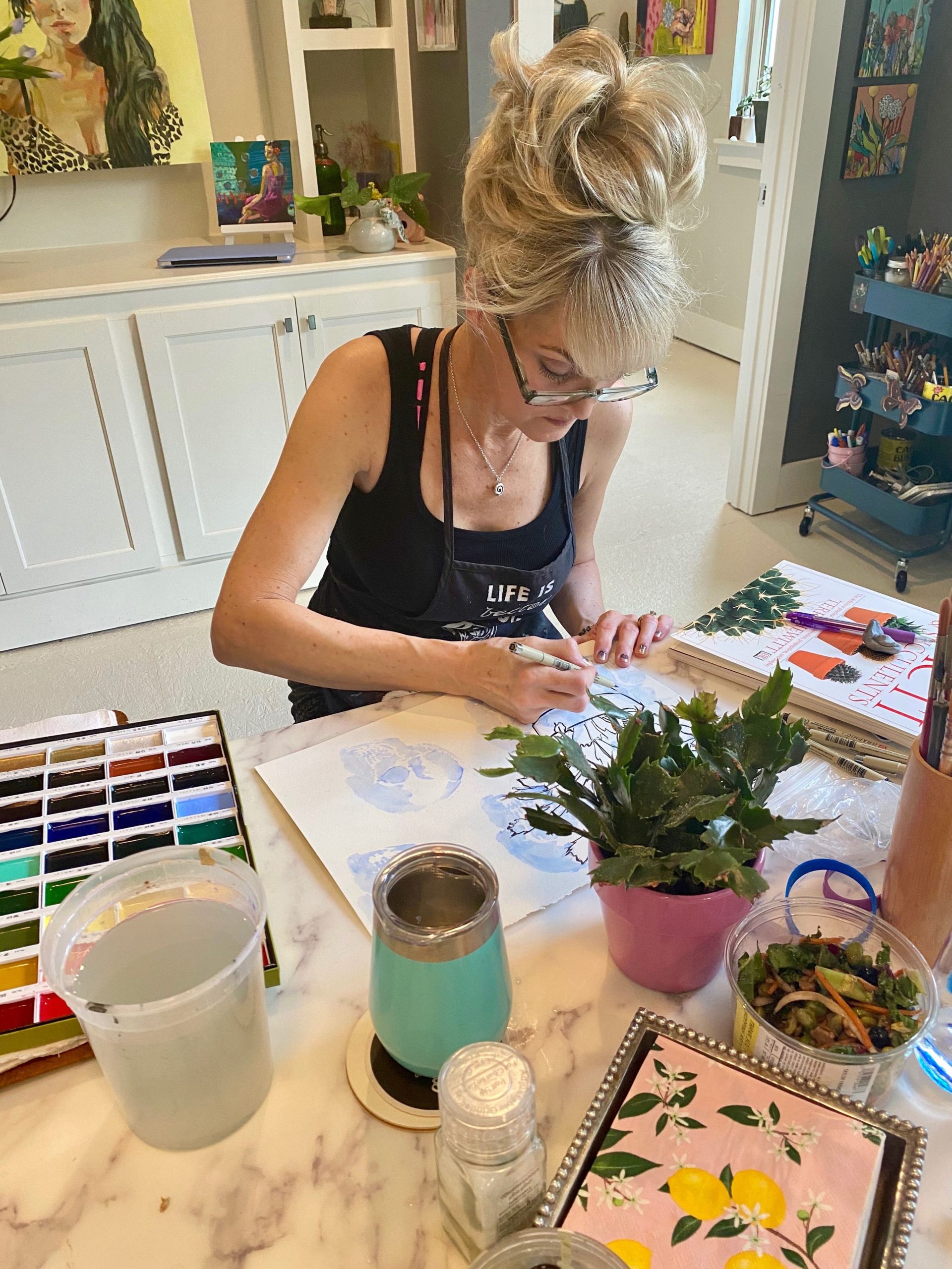 Episode 26: Melanie Anderson: Painting Happiness - Teaching Artist Podcast